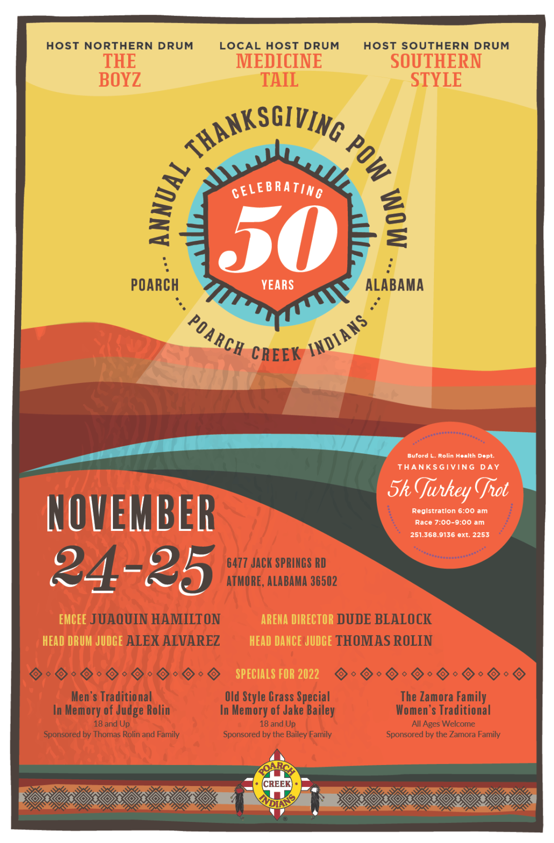 Poarch Band of Creek Indians Annual Pow Wow to Celebrate 50 Year ...